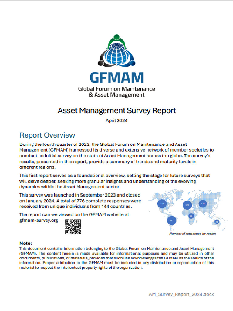 GFMAM Asset Management Survey Results April 2024 | PDF
