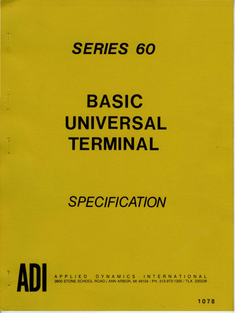 Series60 Basic | Download Free PDF | Computer Terminal | Text