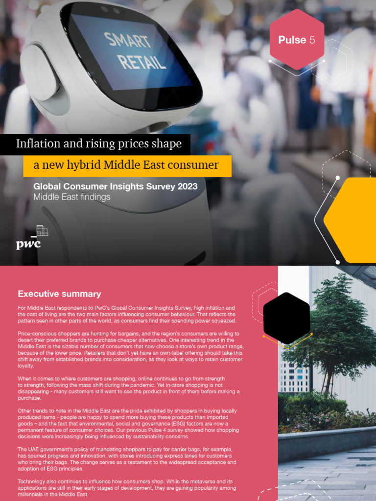 Global Consumer Insights Survey 2023 Pulse 5 Middle East Findings | PDF ...