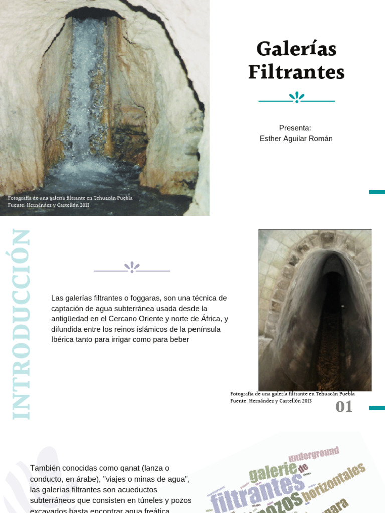 Galerias Filtrantes Presentación | PDF | Agua subterránea | Agua