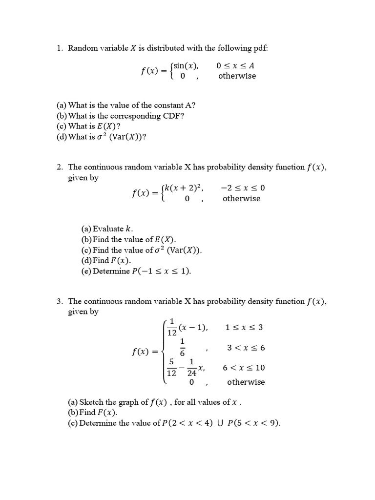 Exercises | PDF