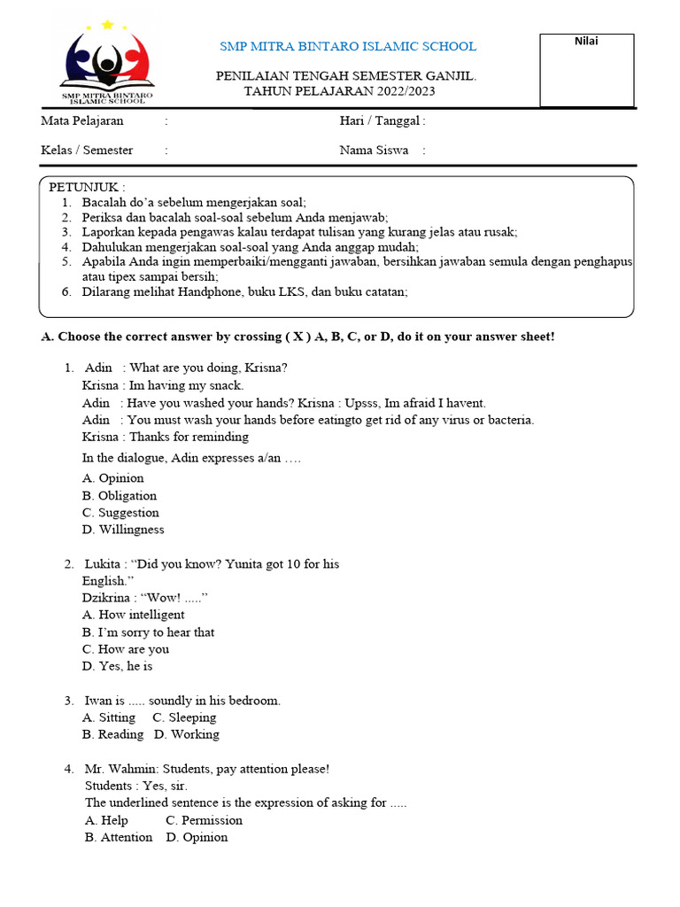 English Class 8 | PDF