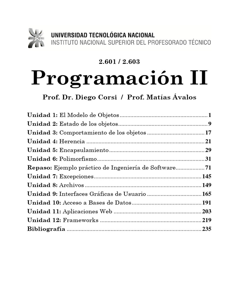Fundamentos de Programación Orientada a Objetos | PDF | Objeto (informática) | Lenguaje de ...