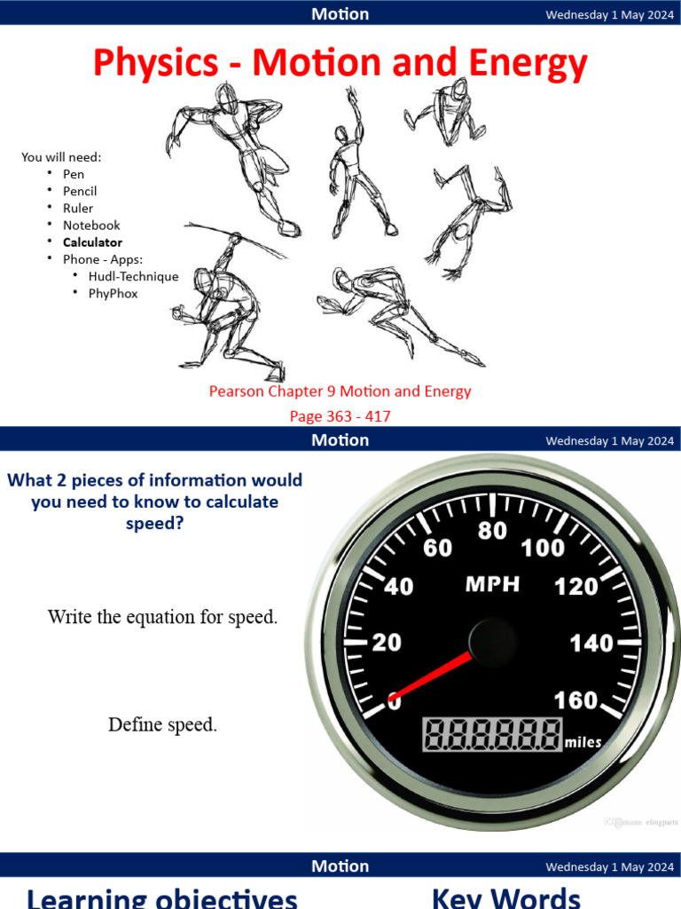 Motion - Speed and Time | Download Free PDF | Speed | Distance