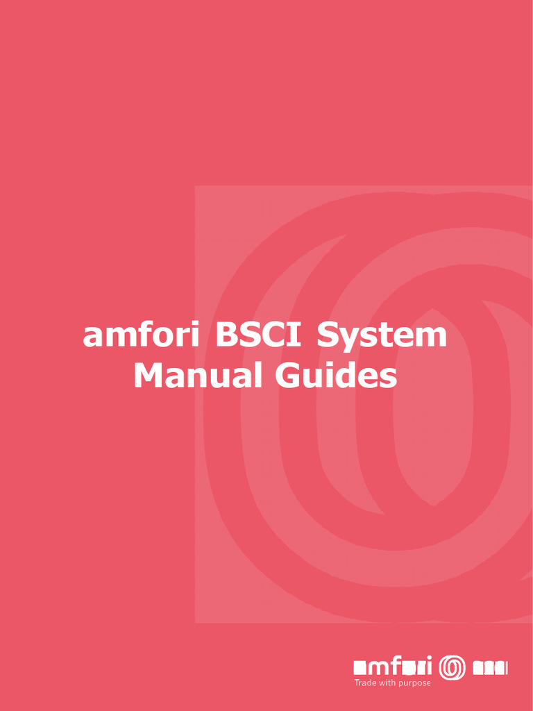 Amfori Bsci System Manual Guides English 2023-2-3 | PDF | Policy ...