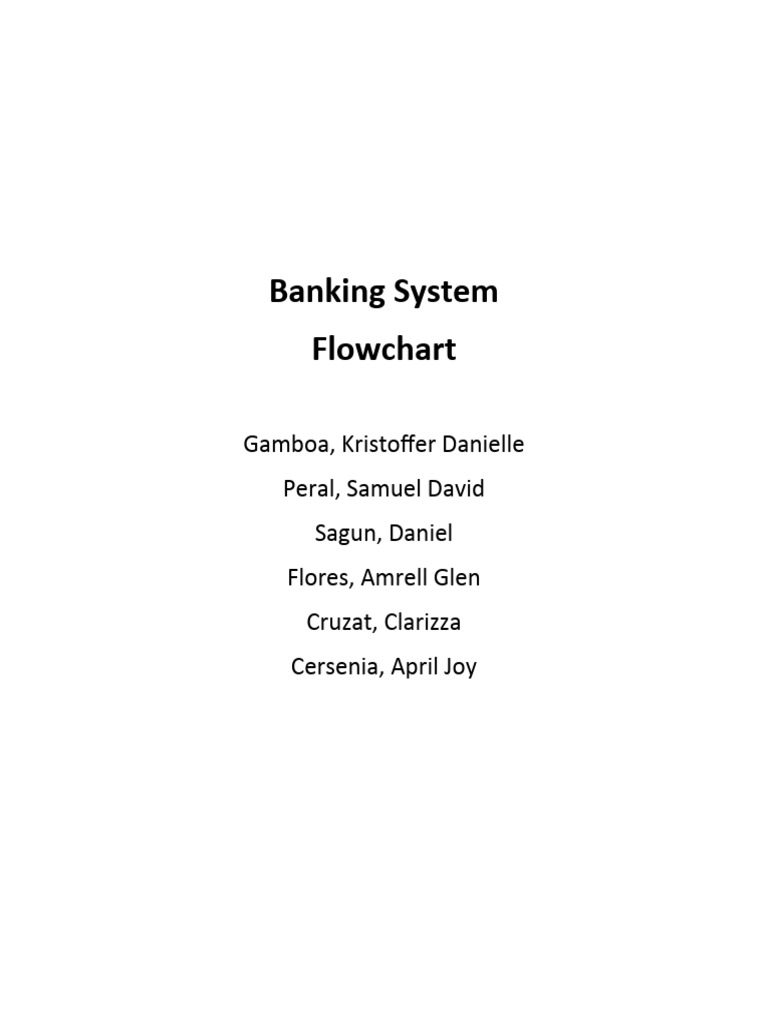 Banking System | PDF