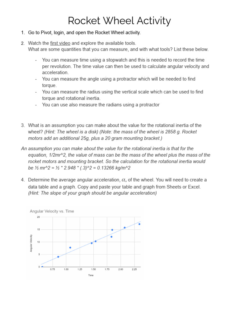 Ashwika Reddy Rocket Wheel Pivot and Marble Into Car | PDF | Torque | Force