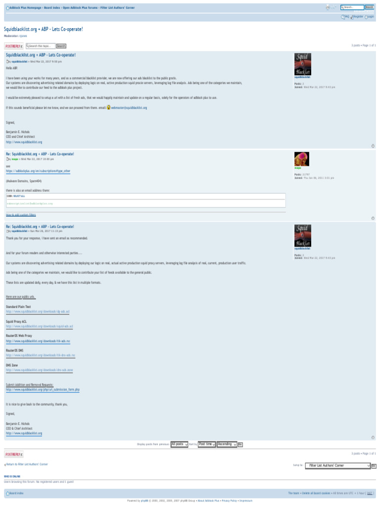 Squidblacklist and ABP Collaboration | PDF | Proxy Server | Http Cookie