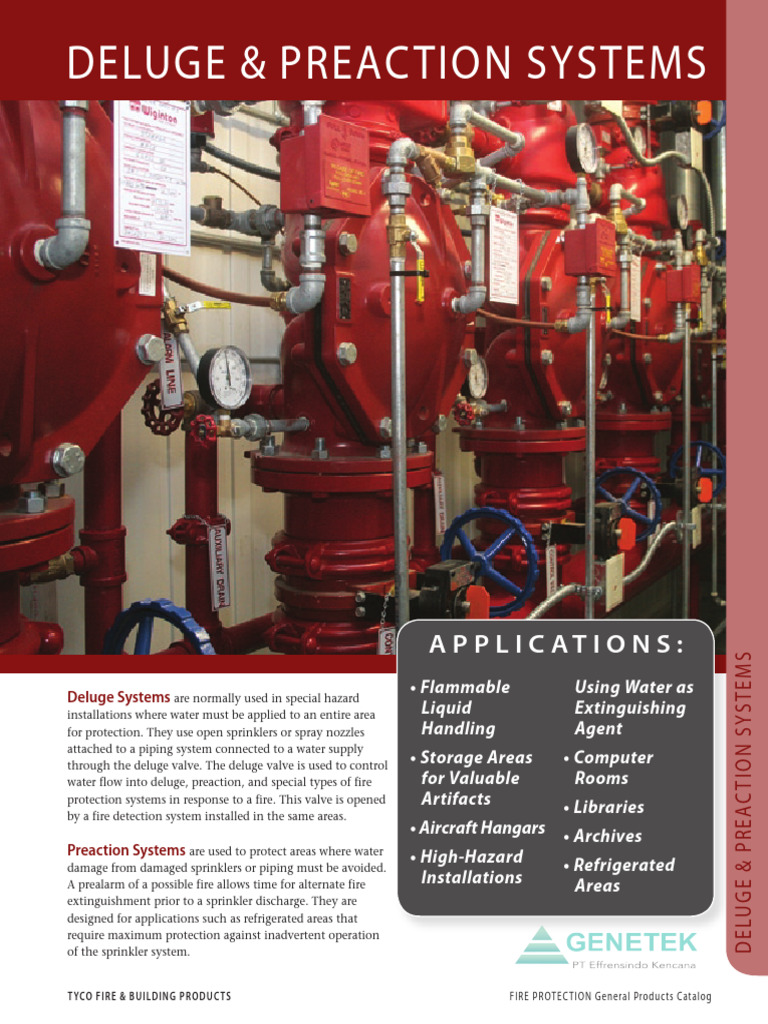 4 Deluge Preaction Systems | PDF | Fire Sprinkler System | Valve