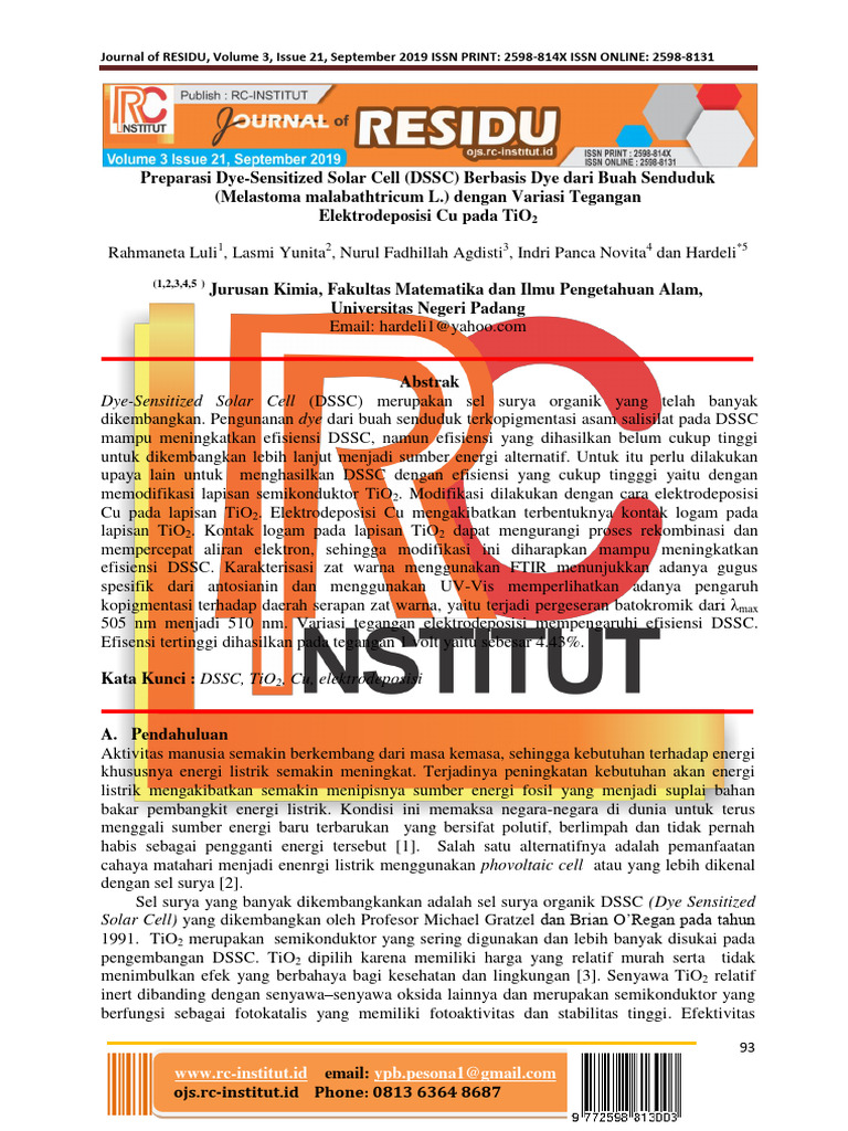 PVA Sebagai Binder | PDF