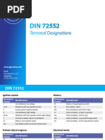 DIN 72552 Terminal Designations Guide | PDF | Ignition System | Relay