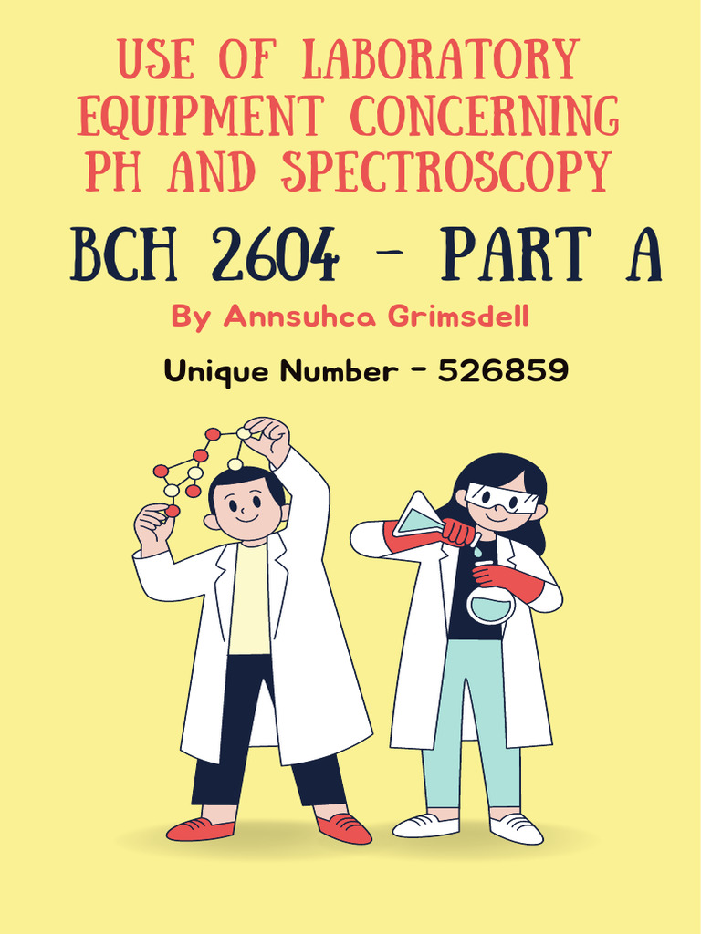 BCH 2604 Assessment 2 | PDF | Spectrophotometry | Ph