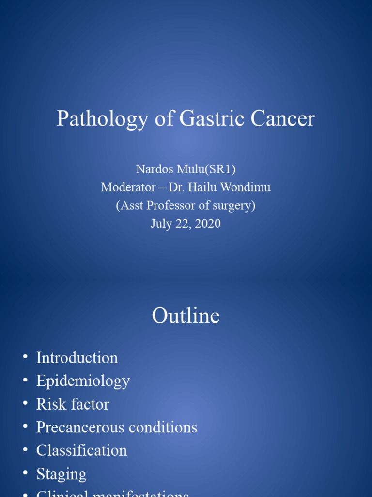 Pathology of Gastric Cancer | PDF | Digestive Diseases | Gastroenterology