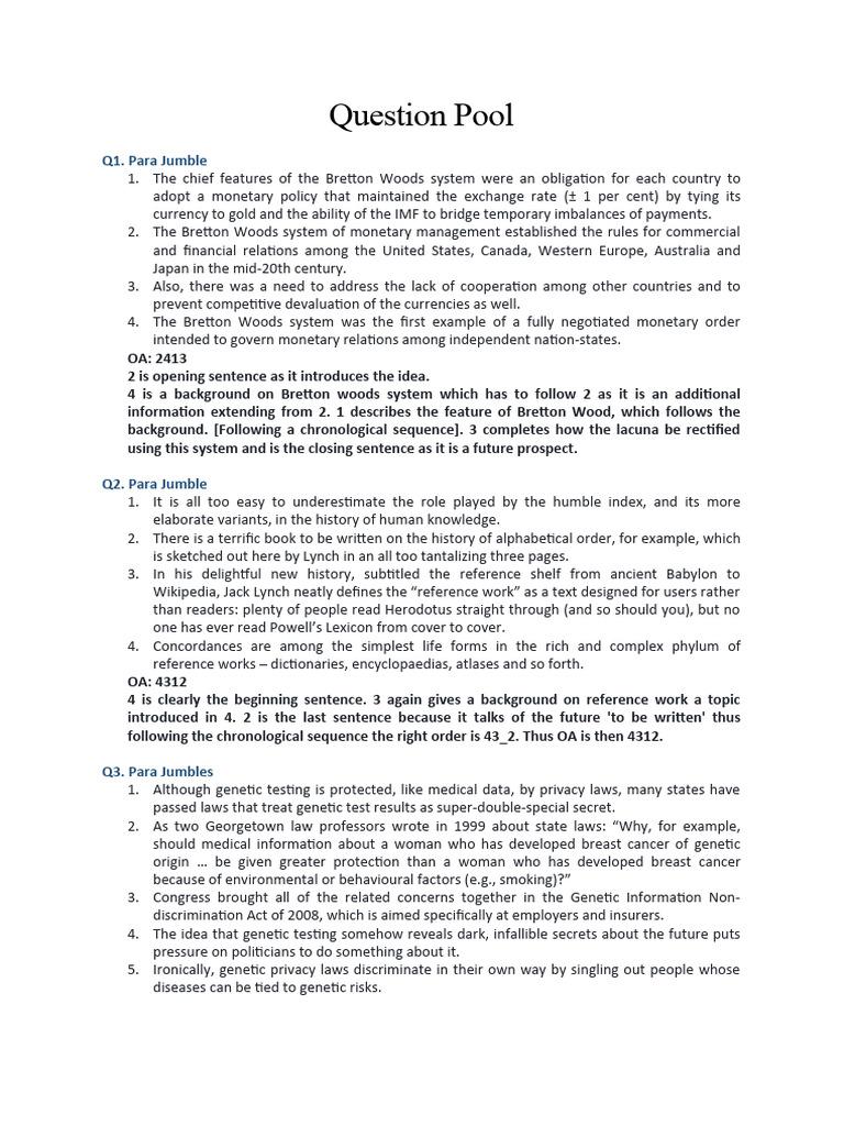 Question Pool Revised | PDF | Taxes | Flat Tax