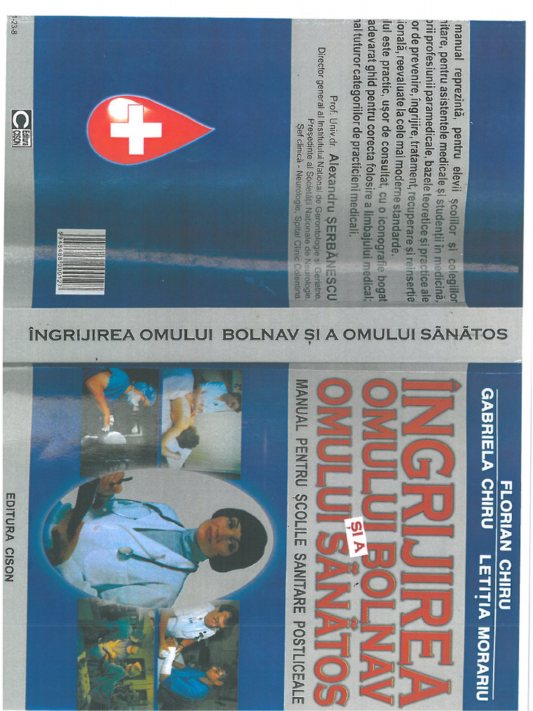 Ingrijirea Omului Bolnav Si A Omului Sanatos | PDF