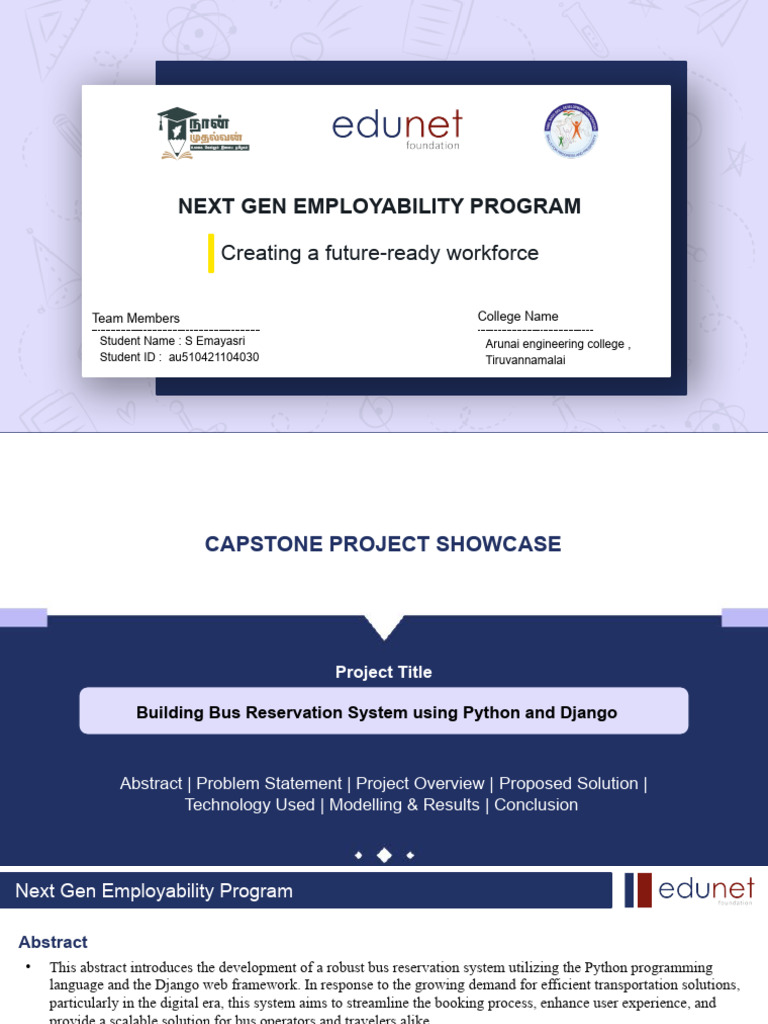 Emayasri Bus Reservation System | PDF | Usability | Databases