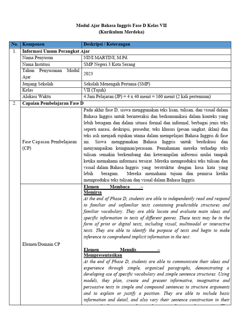 MA BING PBL PJBL LM NUMBER AND TIME | PDF