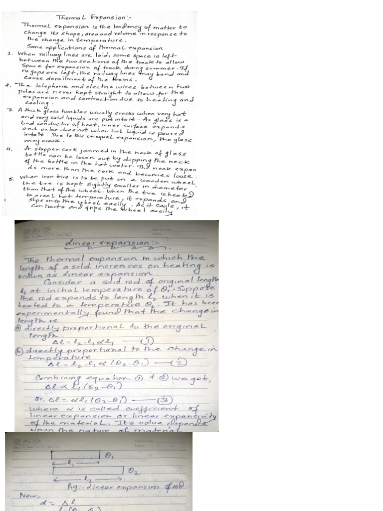 Thermal Expansion 1 | PDF