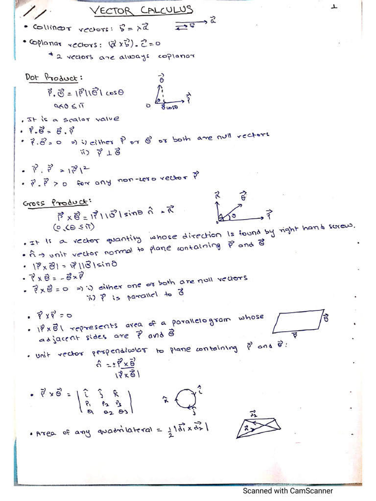 Vector Analysis | PDF
