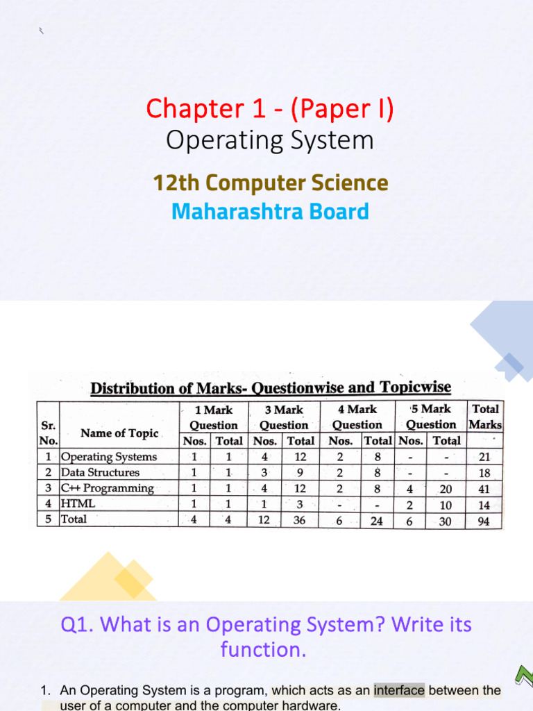 Operating System 2024 | Download Free PDF | Process (Computing) | Computer Virus
