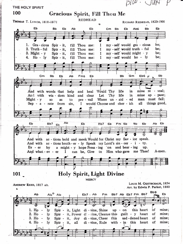 Gracious Spirit | PDF | Theology | Religious Belief And Doctrine