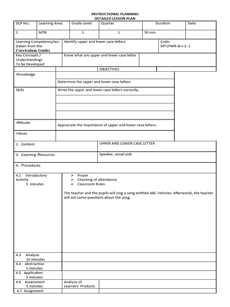 Dlp Format Pdf Learning Teachers