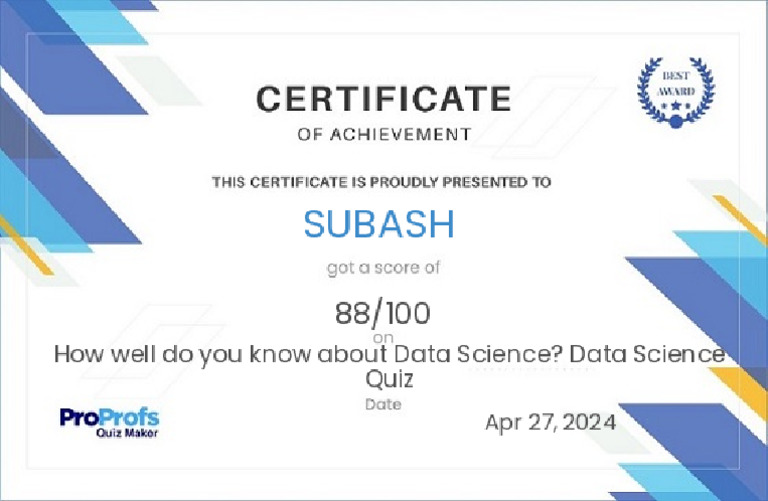 Subash - 334042993 | PDF