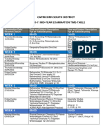 June Exam Timetable 2025: Gauteng Grades 10-12 | PDF