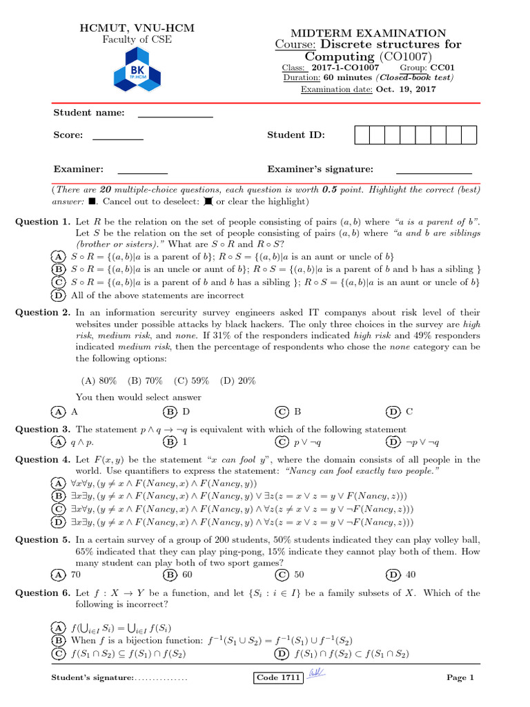 Sample 1 | PDF | Mathematical Concepts | Mathematics