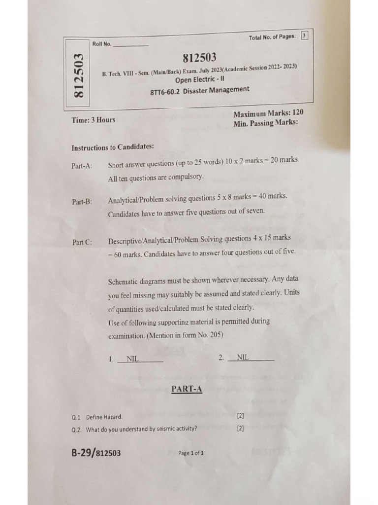 22-23 DM Univ Paper | PDF