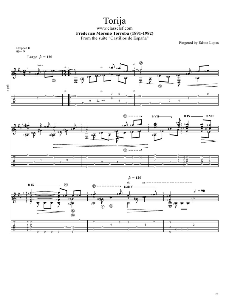 Castles of Spain Torija Elegia by Federico Moreno Torroba | PDF