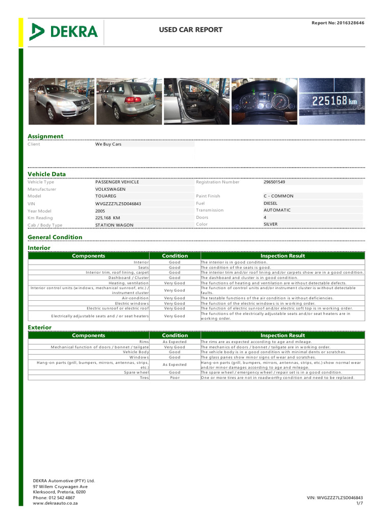 Used Car Report: Assignment | Download Free PDF | Wheeled Vehicles ...