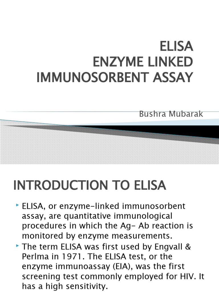 ELISA New | PDF | Elisa | Medical Specialties