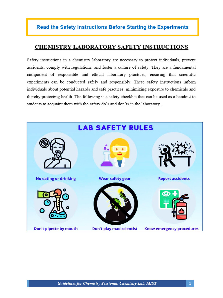 Lab Guidline Final Proof Pdf Titration Chemistry 