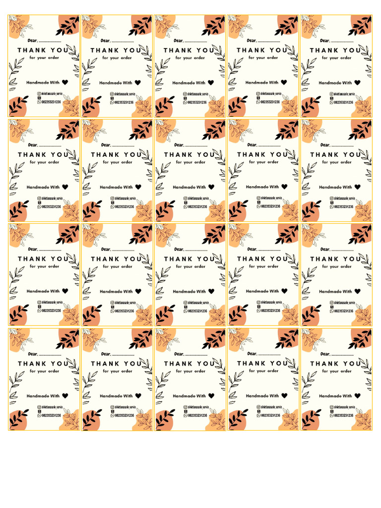 Stiker Box Hampers | PDF