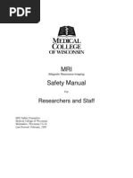 MRI Safety Policy | PDF | Magnetic Resonance Imaging | Medical Imaging