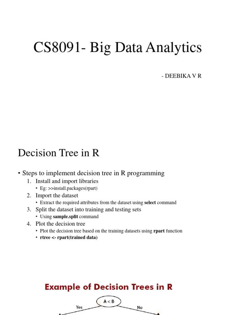 CS8091 - Big Data Analytics | PDF | Information Science | Applied Mathematics
