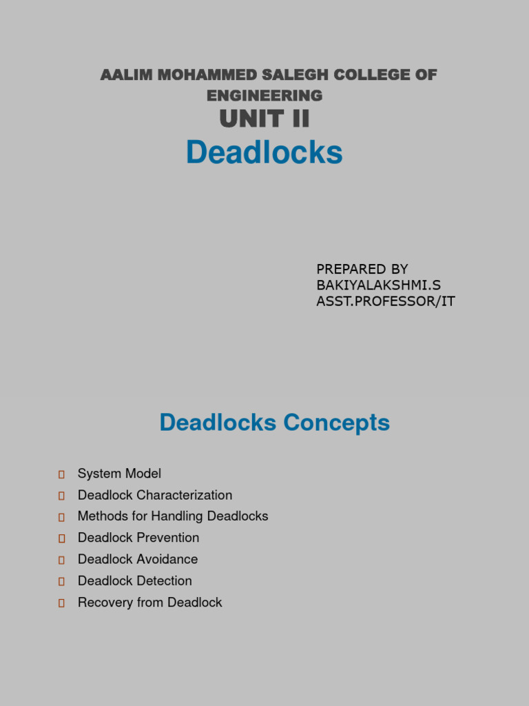 Os 2nd Unit Download Free Pdf Concurrency Computer Science Computing