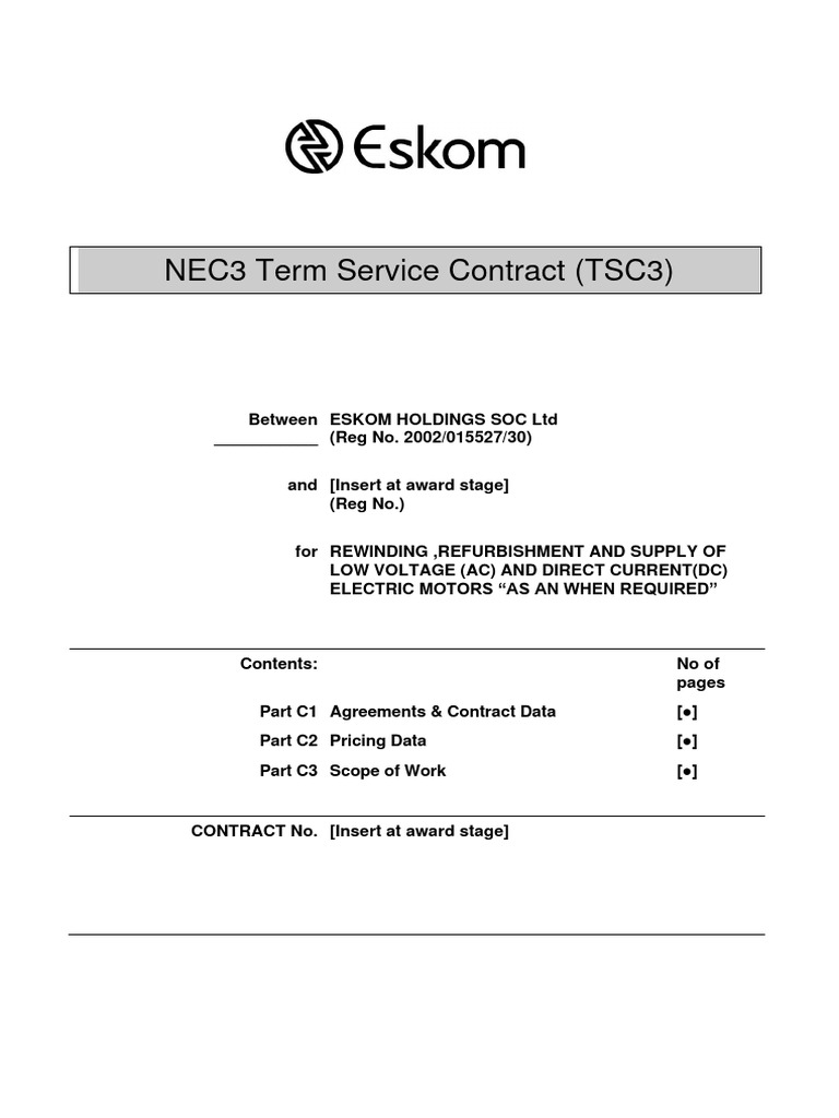 NEC Contract - LV Motors | PDF | Employment | Insurance