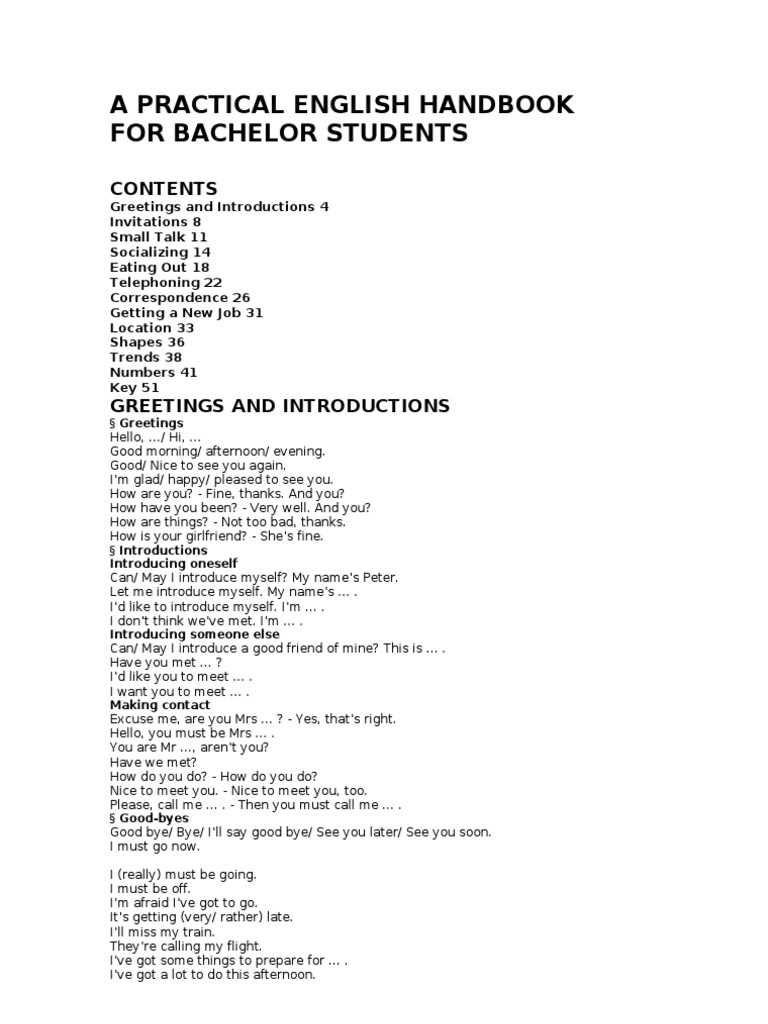 A Practical English Handbook | PDF | Résumé | Mail