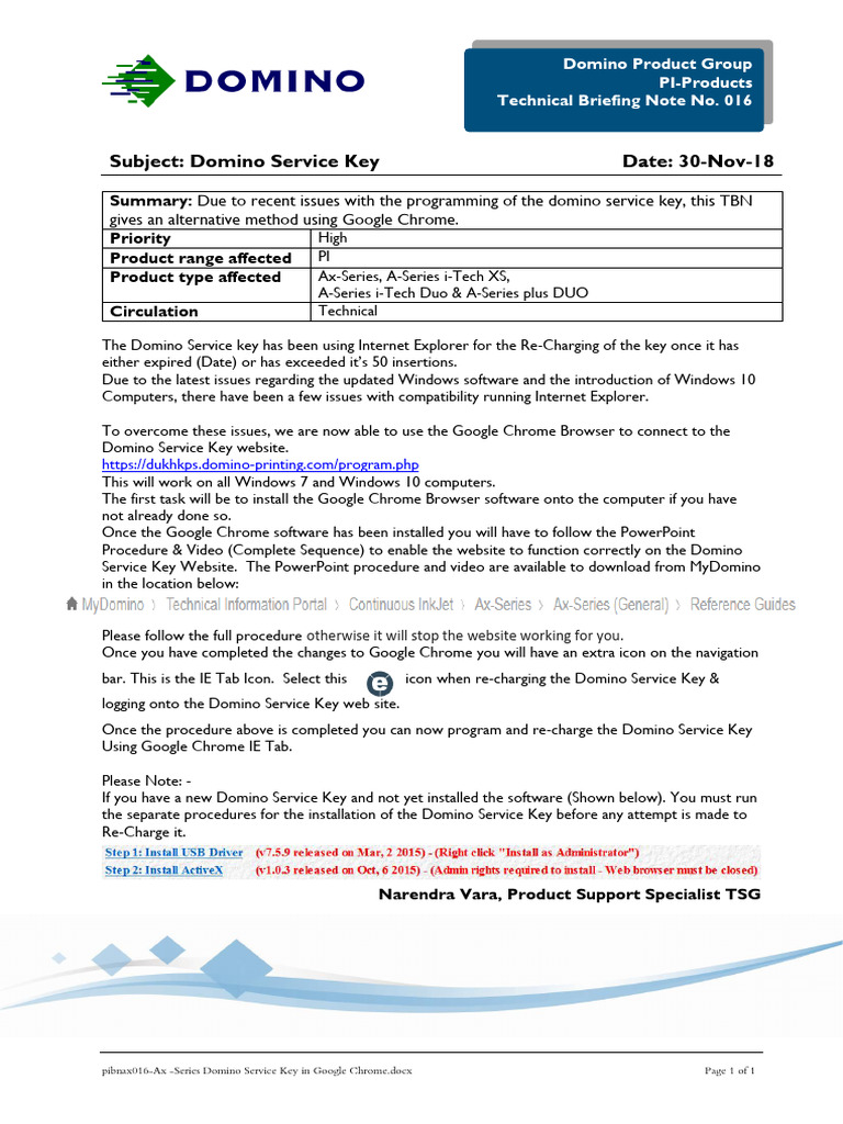 Pibnax016-Ax - Series Domino Service Key in Google Chrome | PDF | Internet Explorer | Microsoft ...