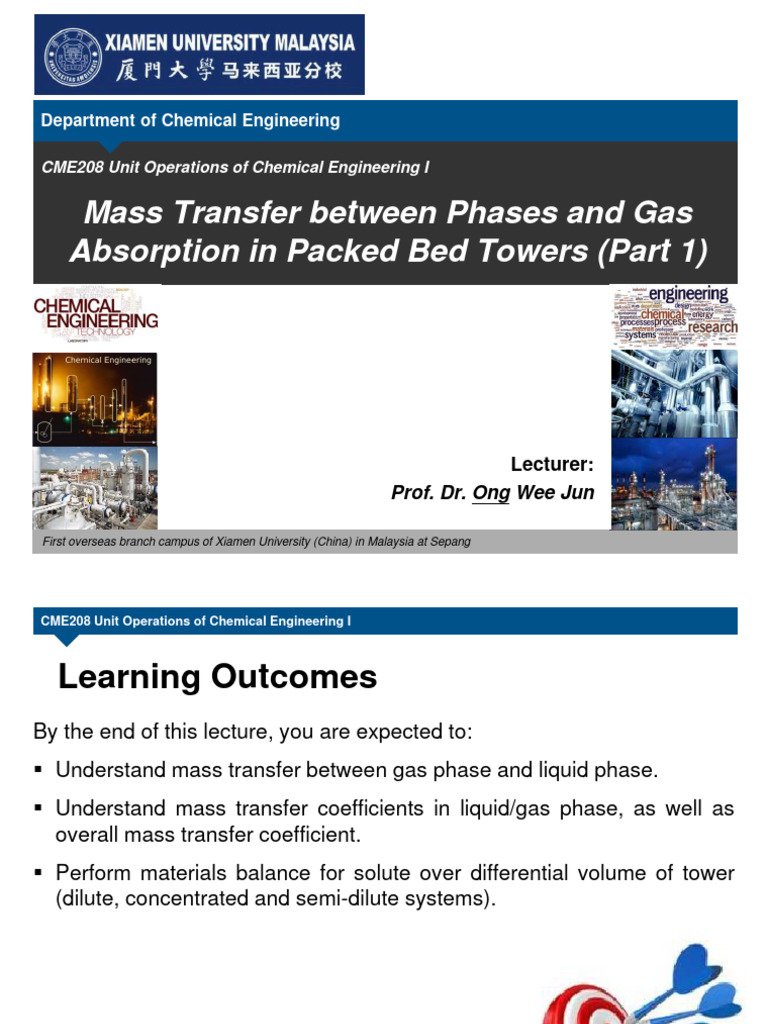 Week 4 and 5 - Gas Absorption (Part 1) (Student Version) | Download ...