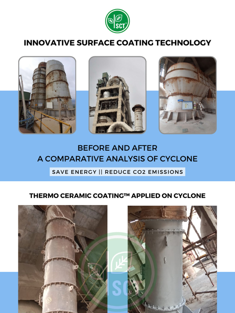 ISCT - BEFORE & AFTER ANALYSIS OF Cement Industry - CYCLONE | PDF