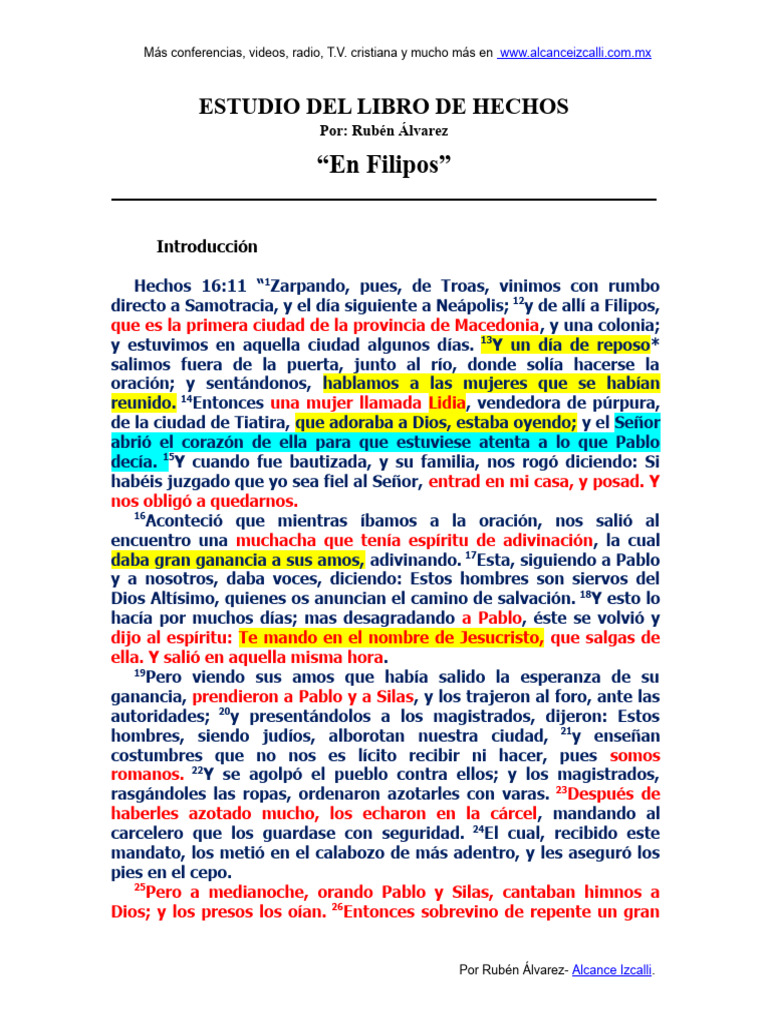 En Filipos | PDF | Pablo el apóstol | Dios