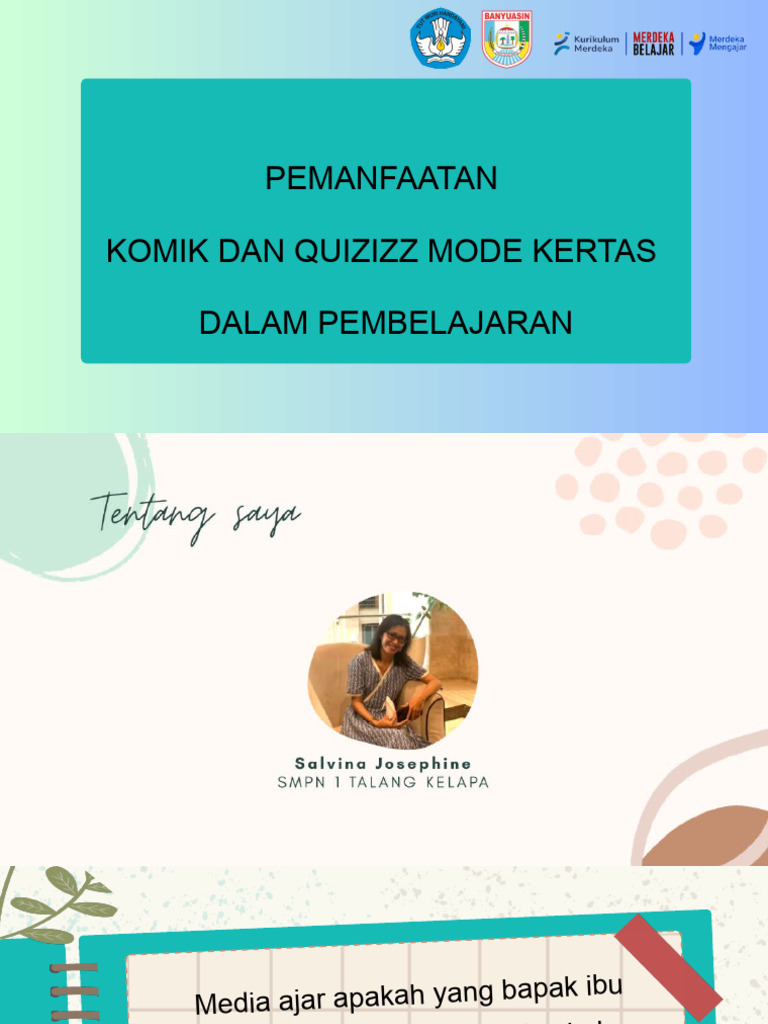 Pemanfaatan Canva Dan Quizizz Paper | PDF