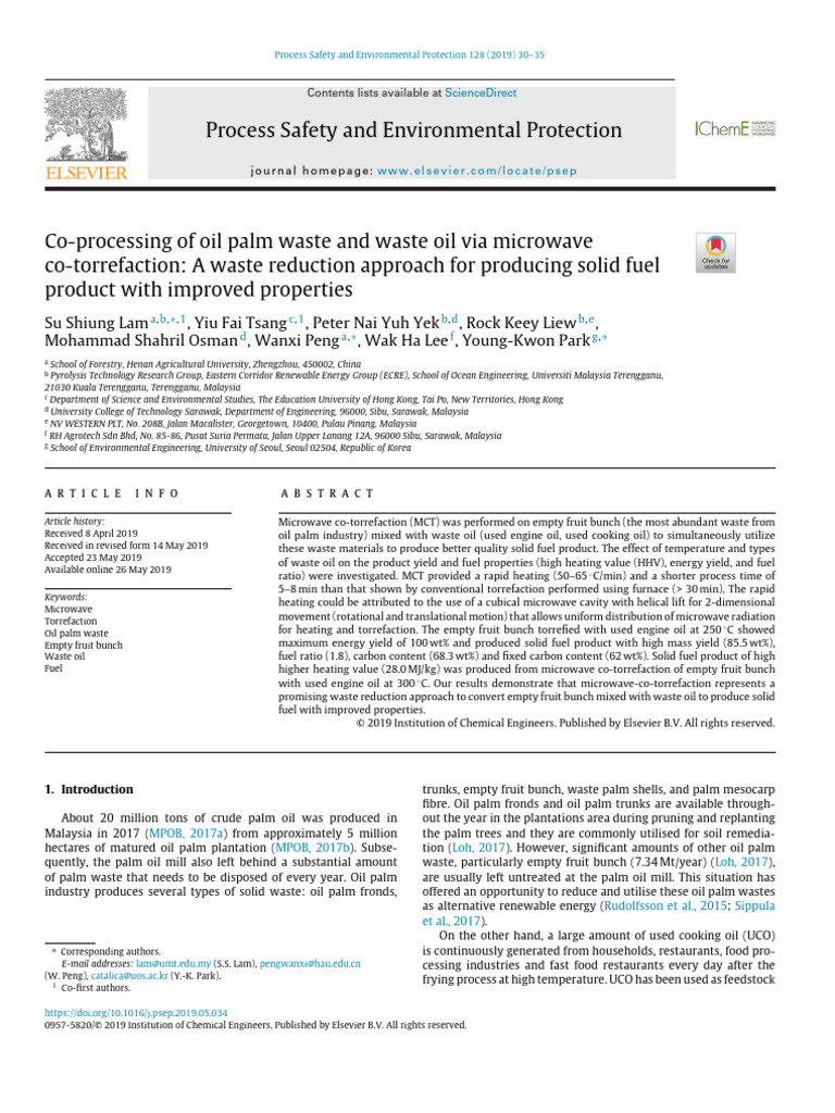 Oil Palm Waste and Waste Oil | PDF | Fuels | Biofuel