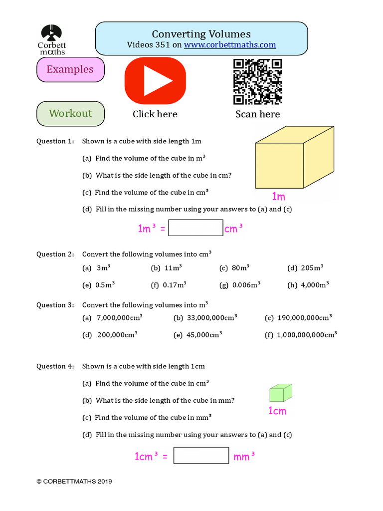Converting Volumes | PDF | Volume | Litre