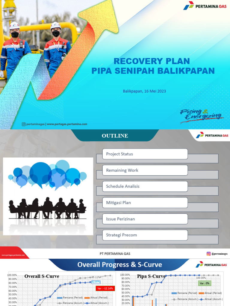 Senipah Balikpapan Pipeline Recovery Plan | PDF | Valve | Manufactured ...