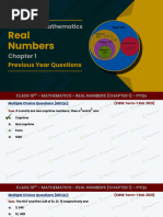 Class 10 Real Numbers Question Bank | PDF | Prime Number | Numbers