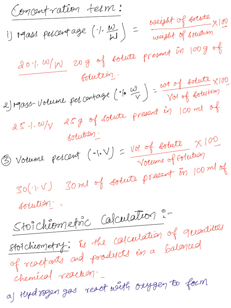 Stoichiometry Day9 | PDF